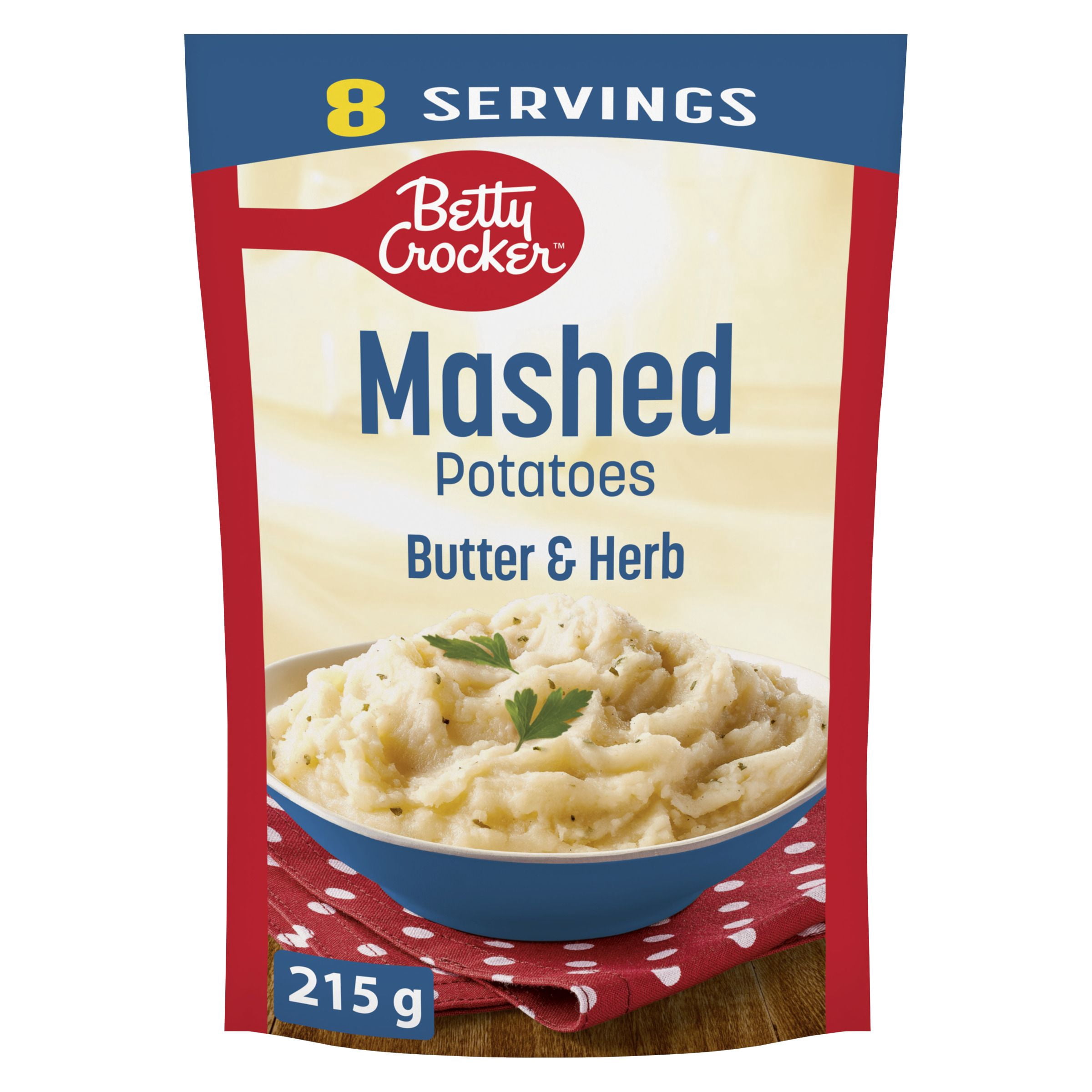 Betty Crocker Butter and Herb Mashed Potatoes, 215.000g - Walmart.ca