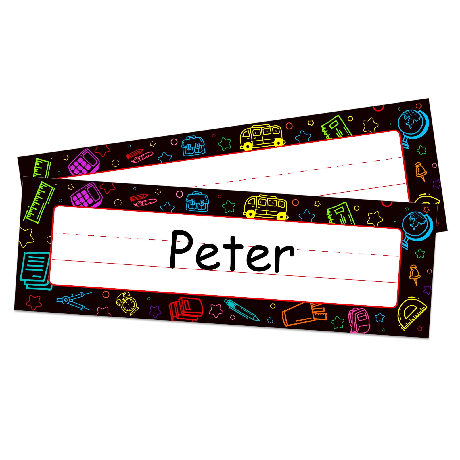 WaaHome 36PCS Name Plates for Student Desks, Desk Name Plates for ...