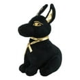 Large Size Egyptian Plush Black & Golden Anubis Stuffed Animal.Soft and ...