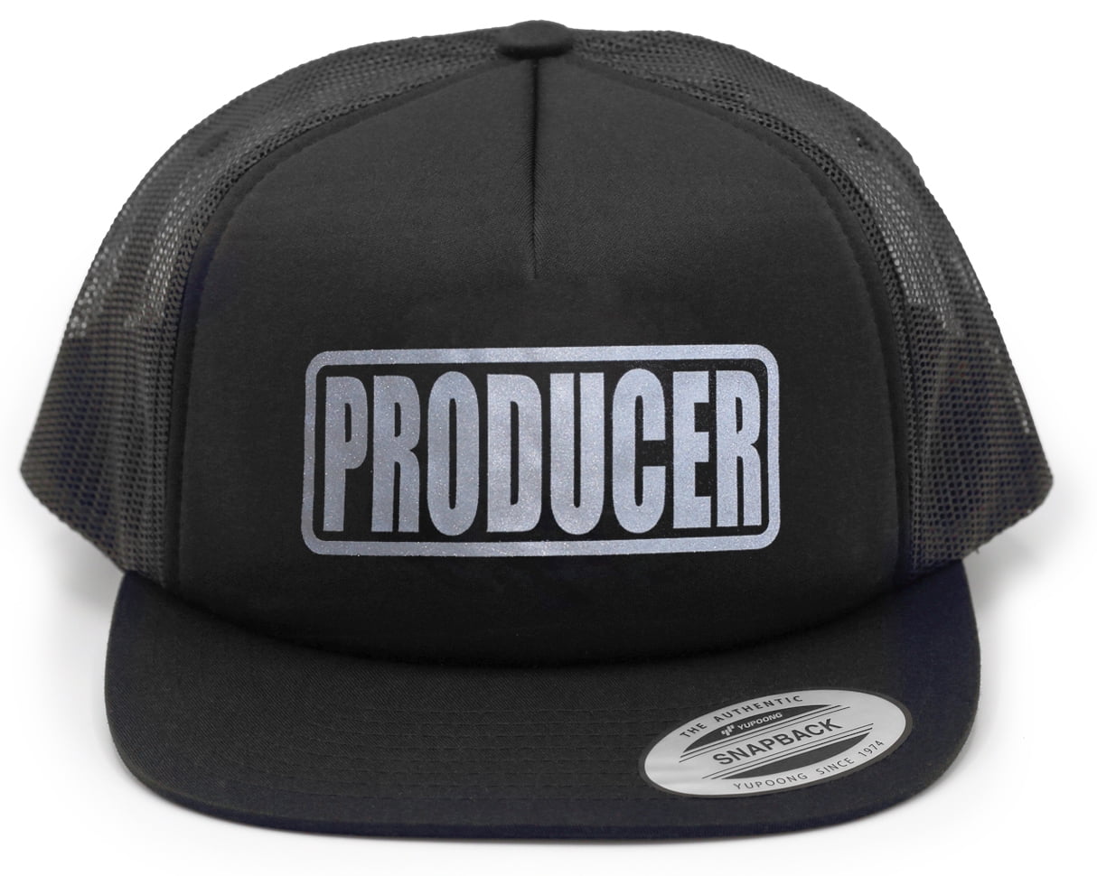 Producer hat, Producer cap, baseball caps, reflective imprint ...