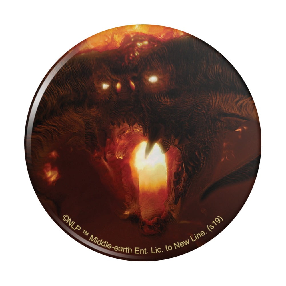 The Lord of the Rings Balrog Character Pinback Button Pin - Walmart.com