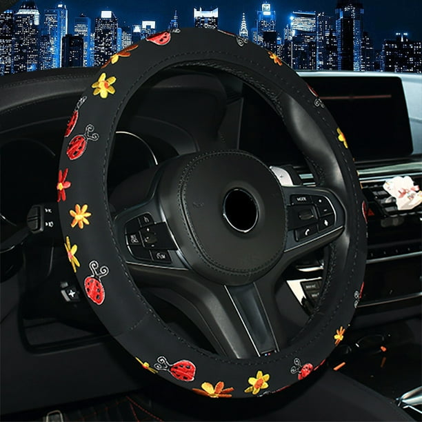 One piece (ladybug, about 38cm in diameter) Women's Steering Wheel ...