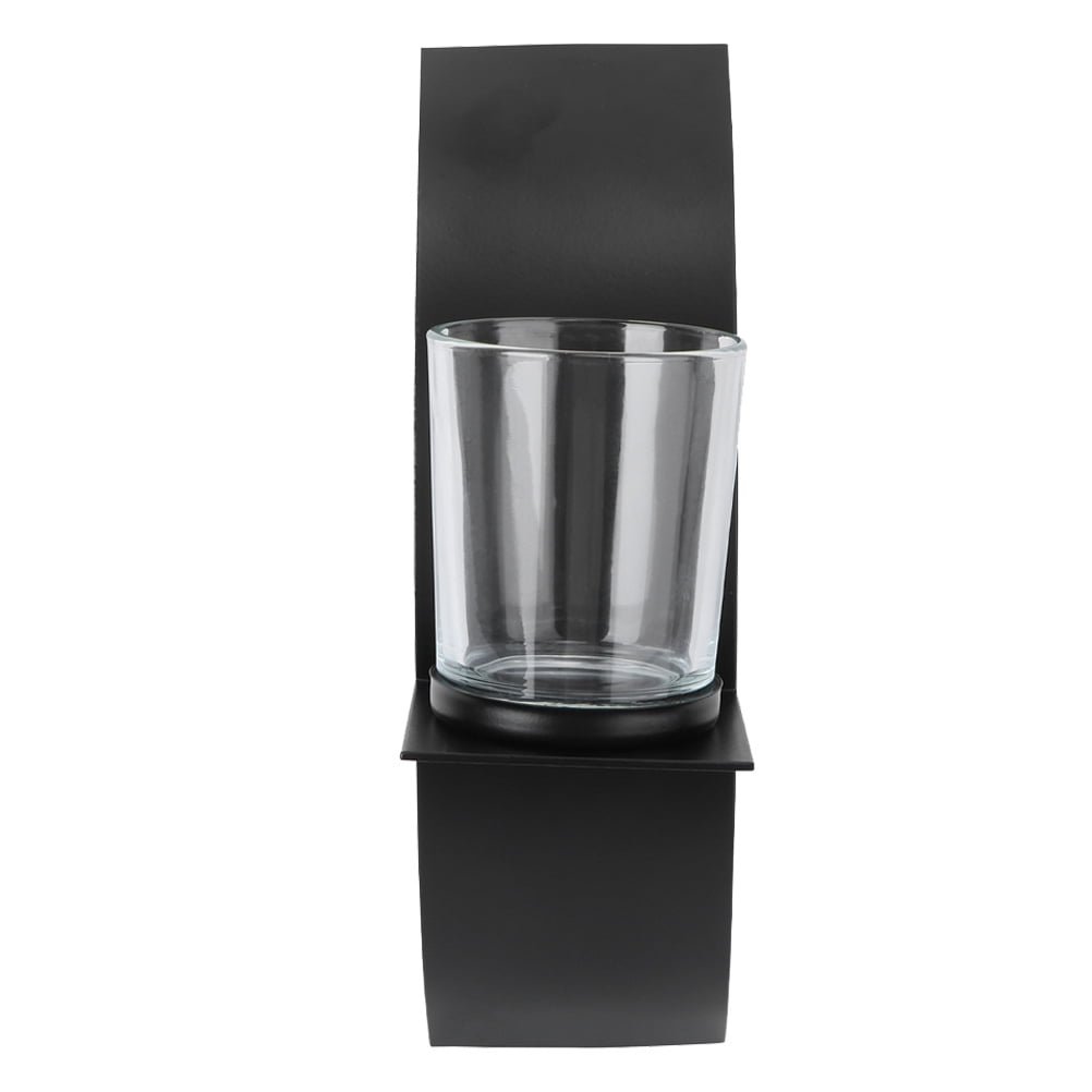 Candle Wall Candlestick Holder Home Decorative Stand Supports Arc Iron ...