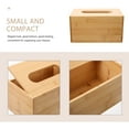 MLINS 1Pack Khaki Bamboo Tissue Box for Households Easy Access 9.1x4.7x3.9in - Walmart.com