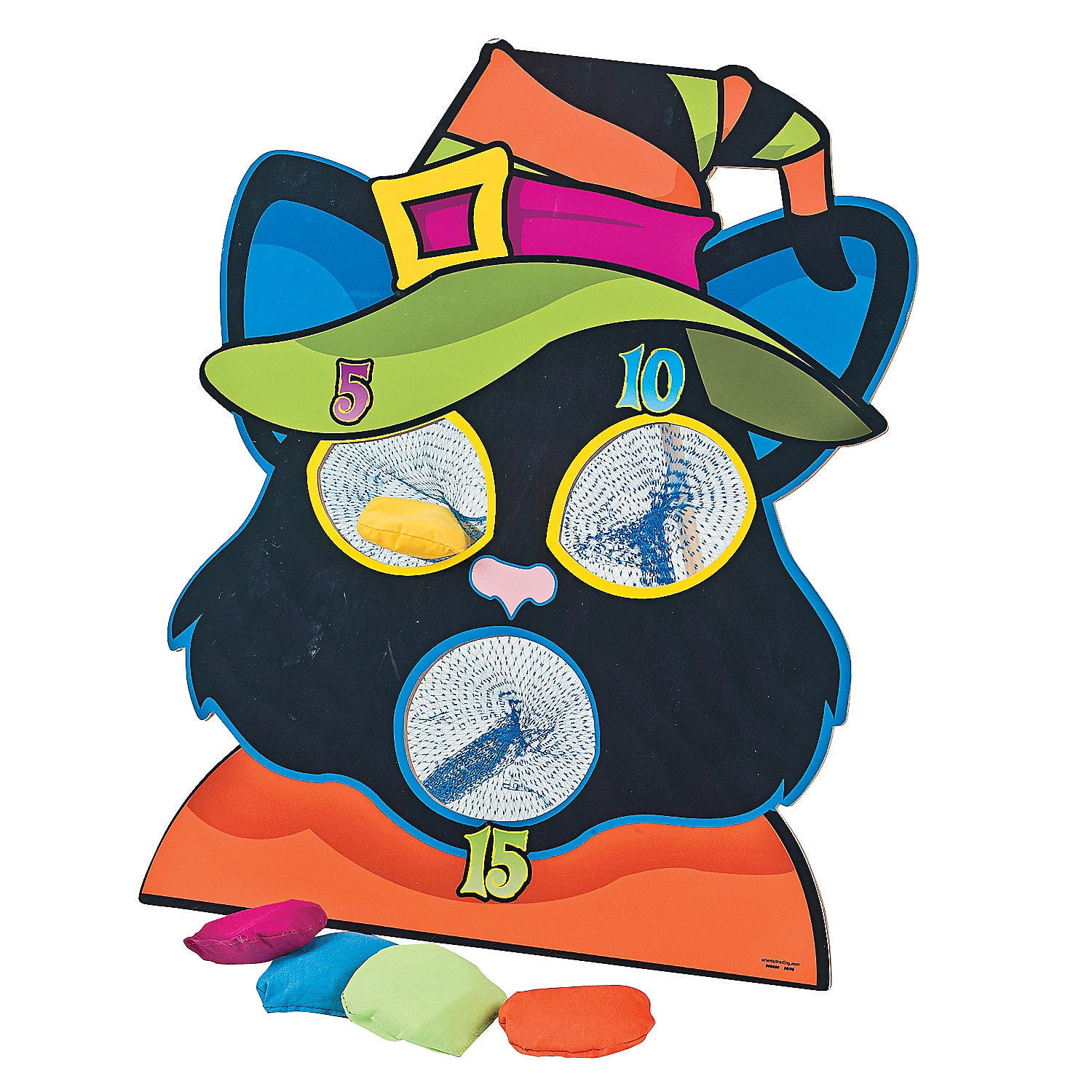 Black Cat Bean Bag Toss - Party Favors - 7 Pieces - Walmart.com