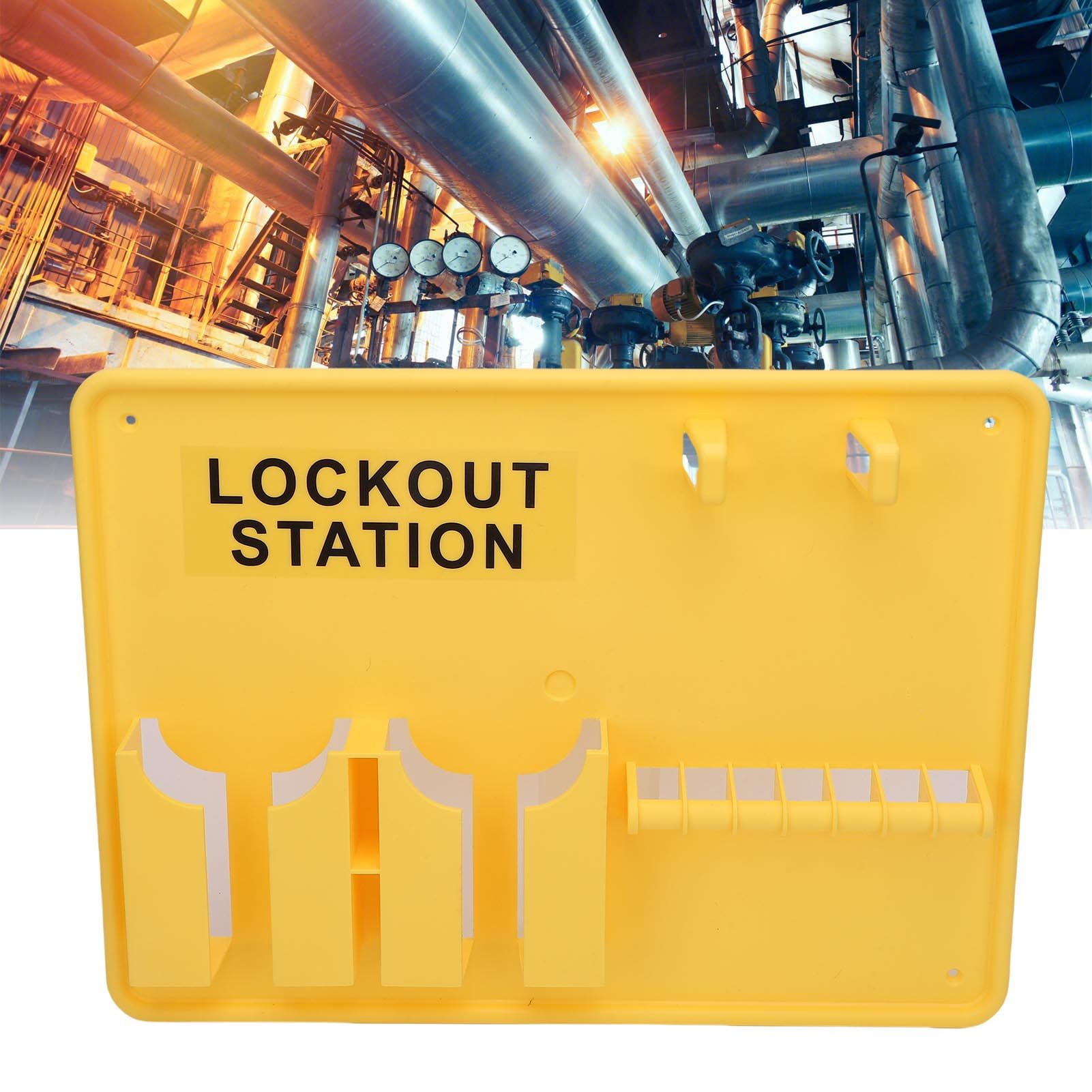 Lockout Tagout Station, Lockout Tagout Padlock Station Wall Mounted ...