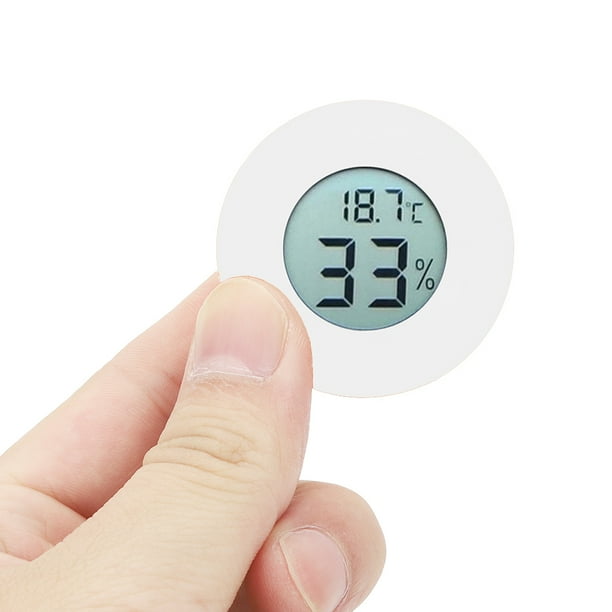 Thermometer Hygrometer,Mini Circular Embedded Digital Humidity ...