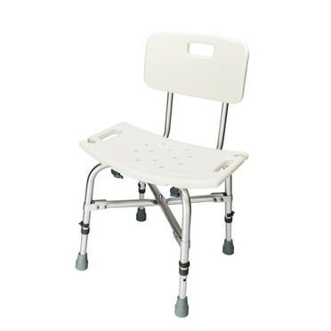 AquaSense Folding Bath and Shower Chair with Non-Slip Seat and Backrest ...