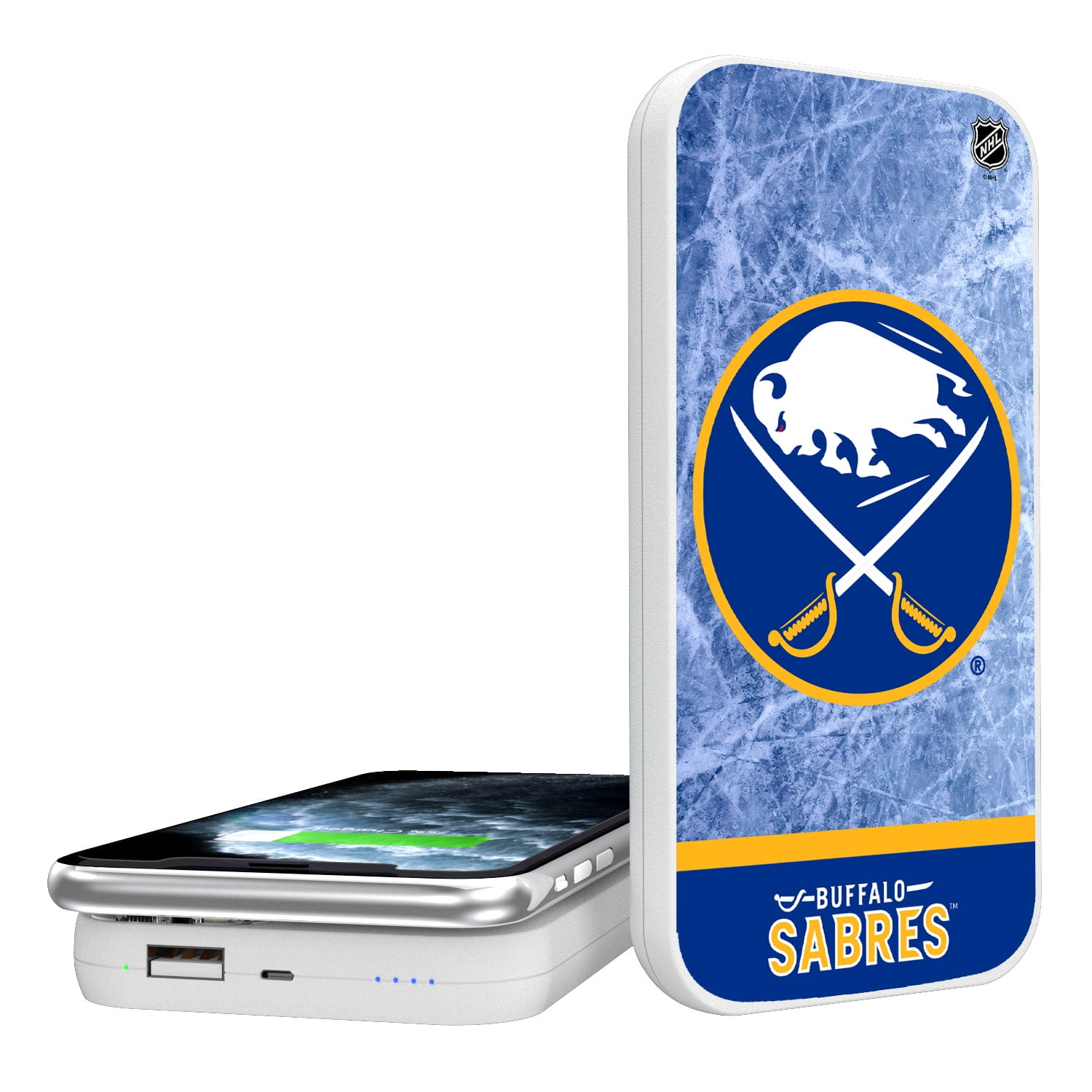 Buffalo Sabres Wordmark Wireless Power Bank - Walmart.com