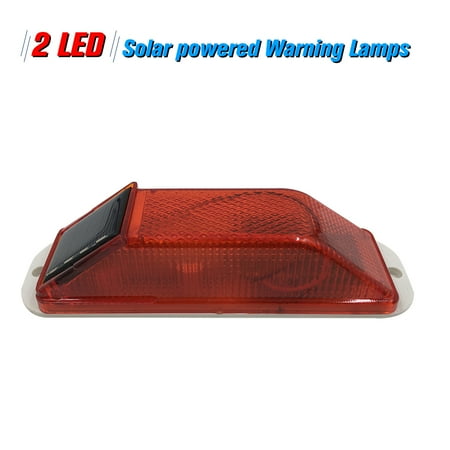 Solar Warning Light Sensitive Strobe Flash Warning LED Caution Lamp ...