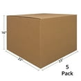 UBMOVE Extra Large Corrugated Moving Boxes, 5 Pack, Ideal for Packing ...