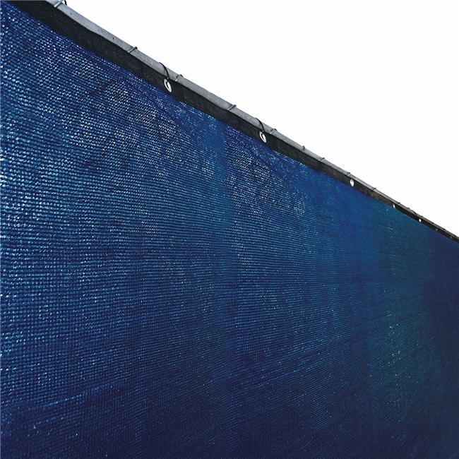 6 x 50 ft. Fence Privacy Screen Mesh Fabric with Grommets, Blue ...