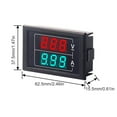 Ampere Voltmeter Detector Digital Display Voltage Current Meter Panel ...
