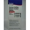 Perrigo Ferrous Sulfate Enteric-Coated Tablets, Red, 324 mg, 100 Count ...