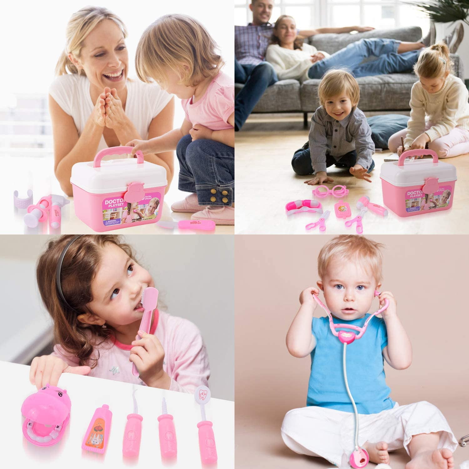 Buy Toy Doctor Kits 48Pcs Pretend Play Doctor Kit Toys Medical Kit ...