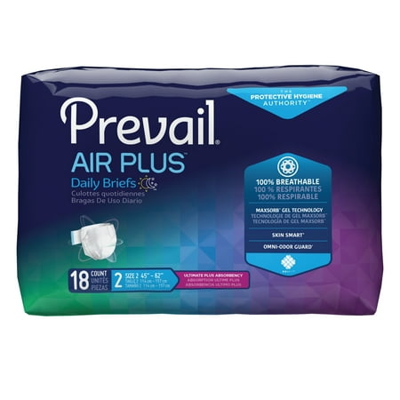 Prevail Air Plus Adult Diapers Large- 72qty | Walmart Canada