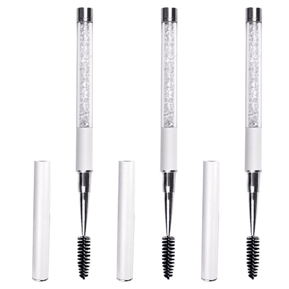 Eyelash Brush with Cap, Mascara Spoolies Reusable Brow Brushes Lash ...