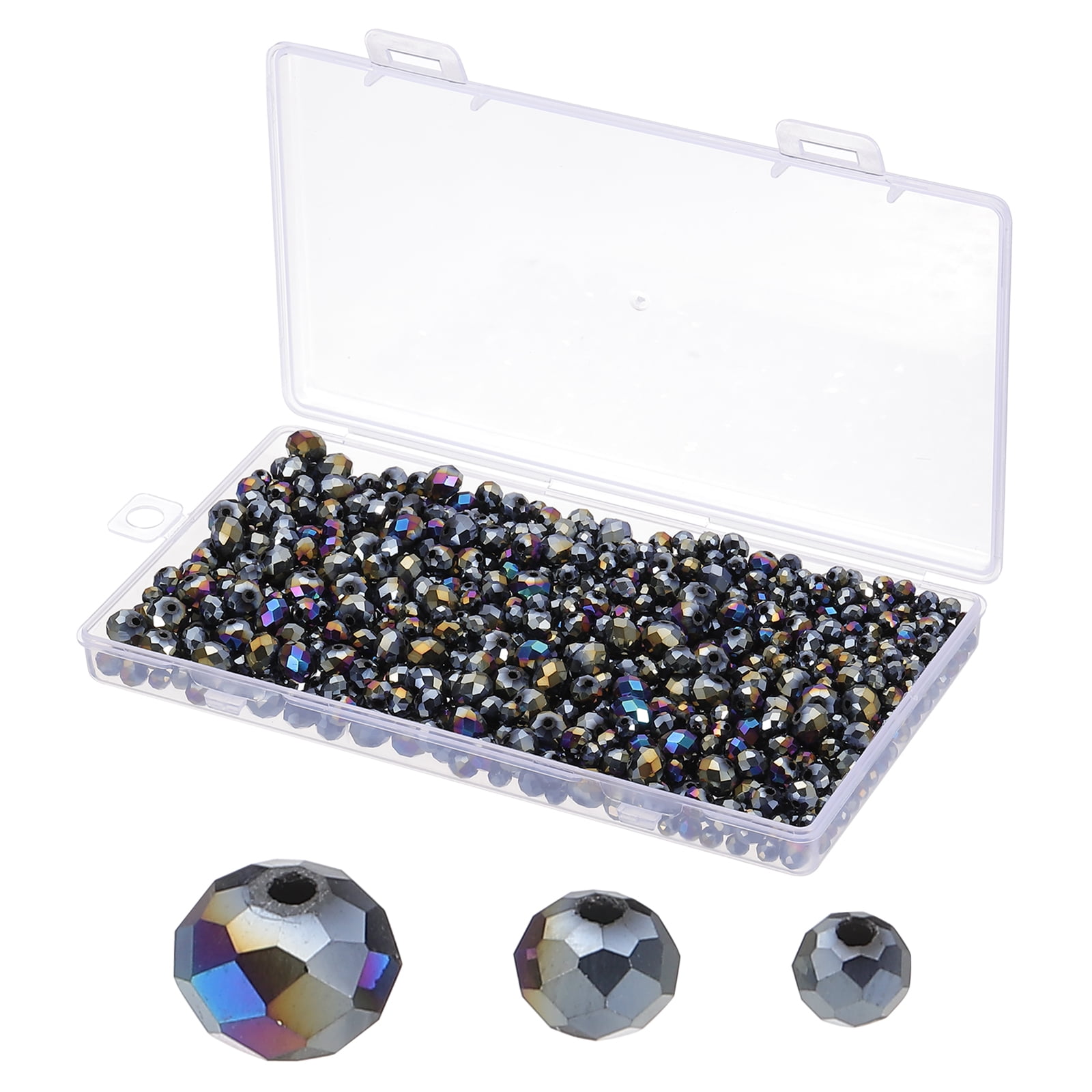 Click here for Uxcell Rondelle Crystal Beads  1000pcs 4-8mm Facet... prices