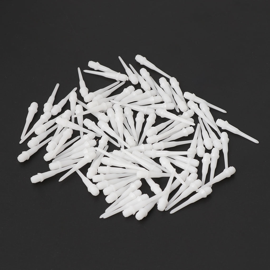 100 Pieces, Soft Tip Darts, Premium Plastic Dart Tip Accessories ...