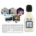 Digital Sound Level Meter Decibel Logger Tester 30-130dB Noise in ...