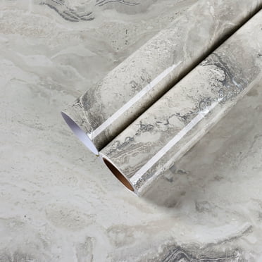 CHIHUT Gold Grey Marble Counter Top Contact Paper Peel and Stick ...