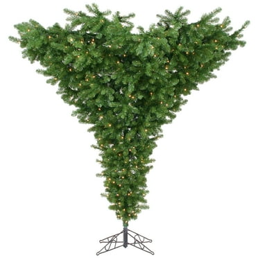 12' Pre-Lit Slim Red Ashley Spruce Artificial Christmas Tree - Red ...