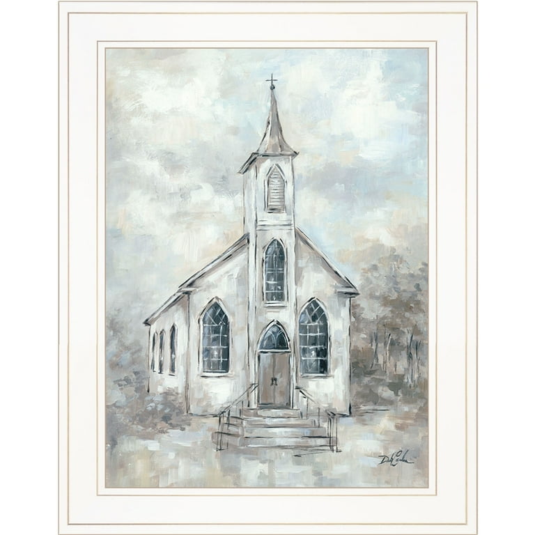 Church Drawing In Color