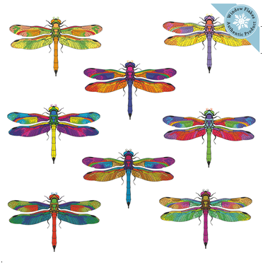 Window Flakes 60 Etched Glass Safety Windows Stickers for Glass 2 ...