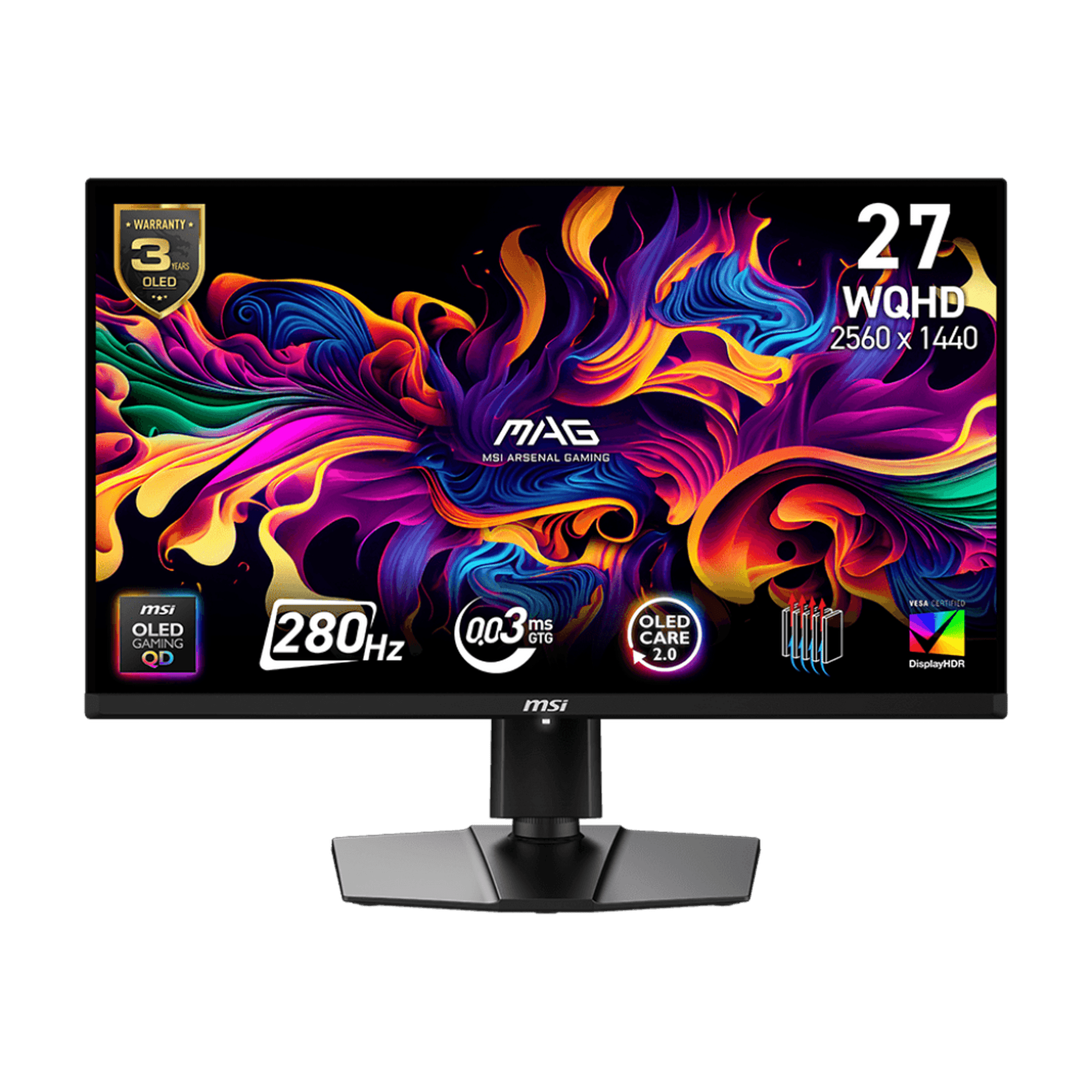 Click here for Msi 27 2560 X 1440 (Qhd) 280hz 0.03ms (Gtg) Qd-Ole... prices