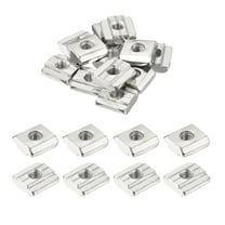 Uxcell 24Pcs M5 T Nuts Tee Sliding Slot Nuts T-Slot Nut for 2020 Series ...