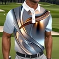 Daiosportswear Men'S Short Sleeve Performance Polo Shirt Artistic Sport ...
