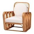 bali & pari Tiramisu Boho Arm Chair, Light Honey - Walmart.com