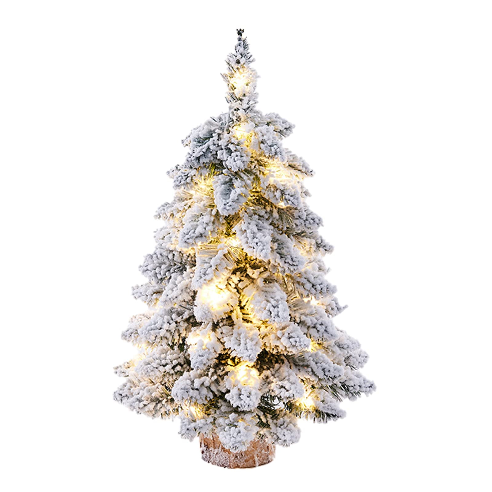Click here for Mistaha 1 Prelit Tabletop Christmas Tree Snow Floc... prices