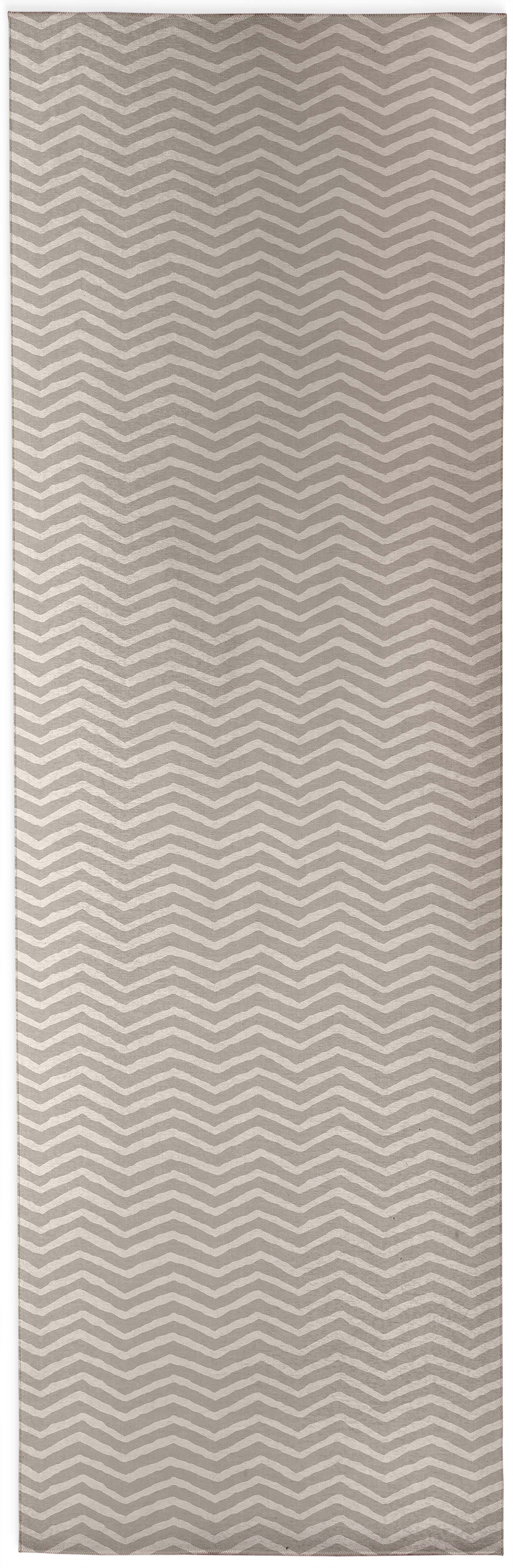BULA ZIG FLOWER BORDER TAUPE Kitchen Mat By Kavka Designs - Walmart.com