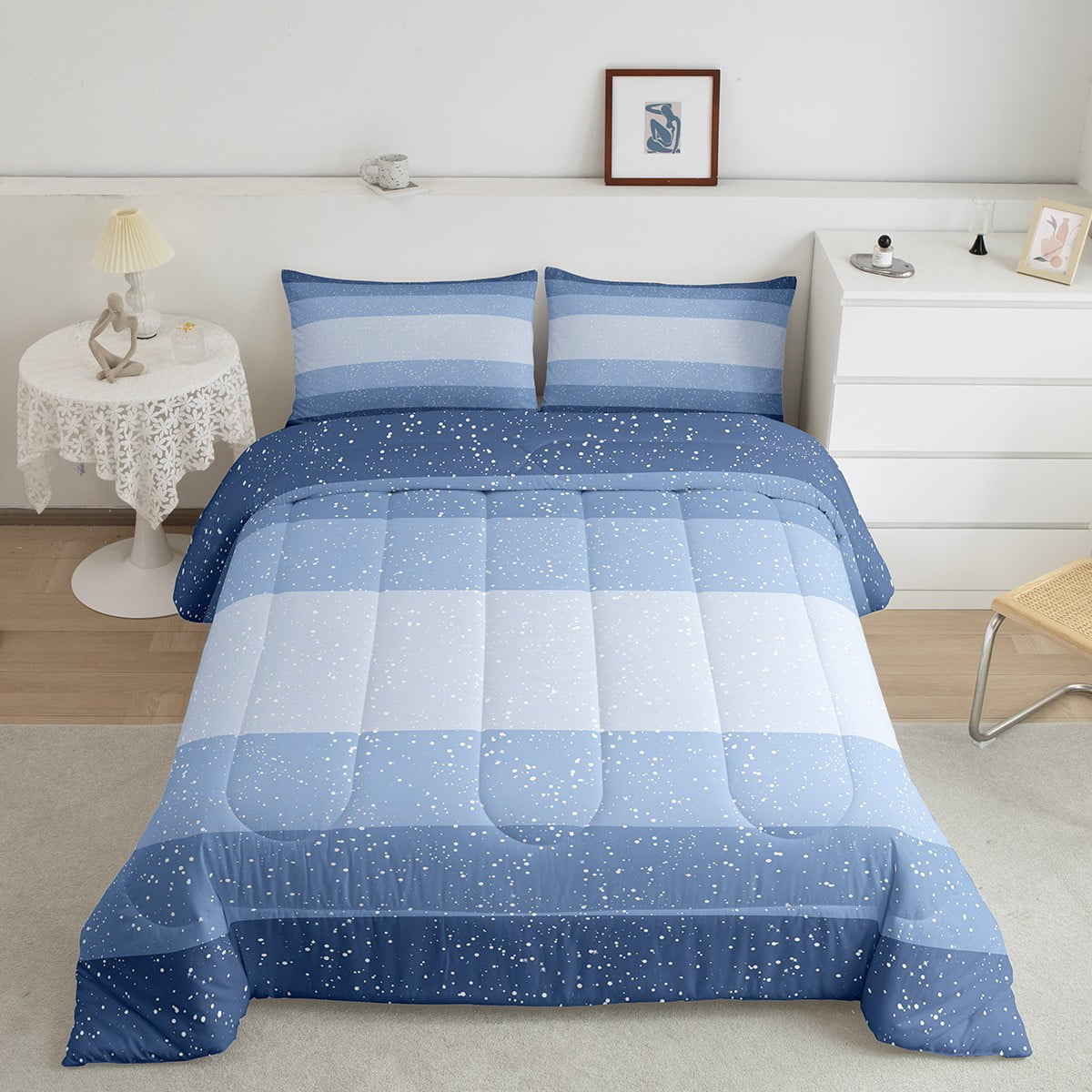 Click here for Erosebridal Chic Geometric Bedding Sets Full With... prices