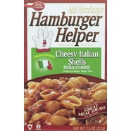 Hamburger Helper Cheesy Pasta, Italian Shells Grocery, 6.1 oz Box ...
