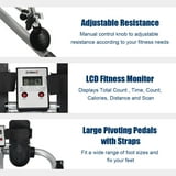 Gymax Home Gym Workout Rowing Machine with Adjustable Double Hydraulic ...