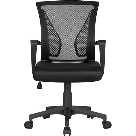 Yaheetech Adjustable Office Chair Ergonomic Mesh Swivel Chair Computer ...