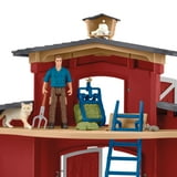 Schleich Farm World - 92PC Red Barn Playset with Animals, Farmer and ...