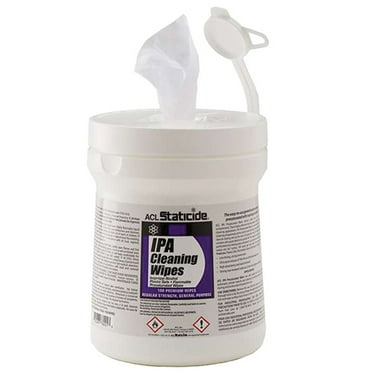 Chemtronics SIP-100P - IPA Isopropyl Alcohol Presaturated Wipes - 1 Tub ...