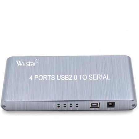 USB 2.0 to RS232 Serial Splitter Converter USB 2.0 to 4 Port RS232 DB9 ...
