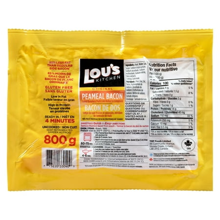 Lou's BBQ Company Lou's Peameal Bacon Barbeque Cured Pork Loin - Walmart.ca