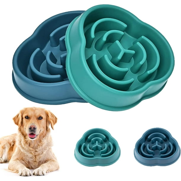Set of 2 Slow Feeder Bowls Slow Feeder Bowls Slow Feeder For Small and ...