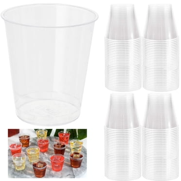 Comfy Package 9 Oz Disposable Shot Glasses Clear Plastic Cups, 100-Pack ...