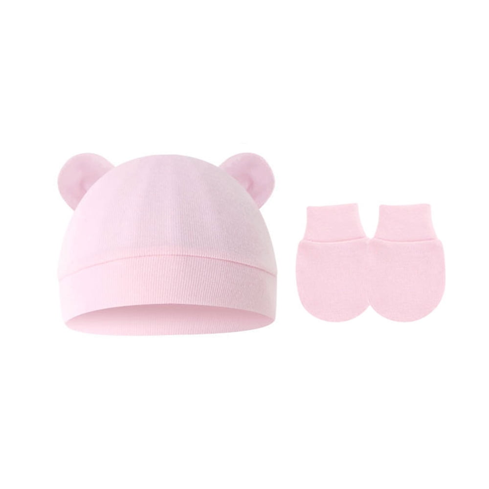 Click here for Pangjifa Newborn Baby Hats And Mittens Set Solid C... prices