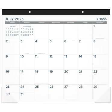April 2021 - June 2022 Monthly Deskpad Calendar, 11"x17", See It Bigger ...