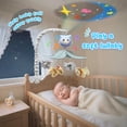 SUMWE Baby Crib Mobile with Music and Lights for Boys Musical Mobile ...