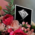3drose, Large Diamond Illustration on a Black Background, 6 Greeting ...