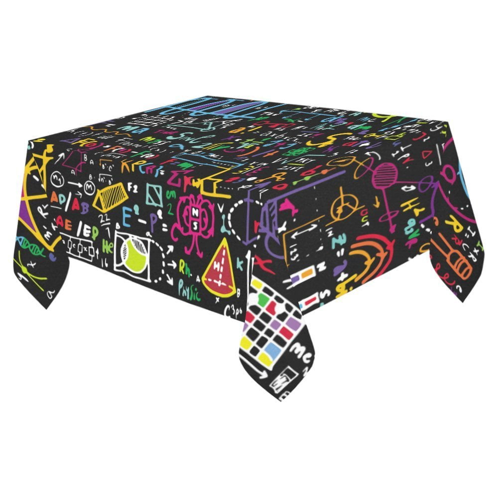 MYPOP Tablecloth Cover Educational Physical Formulas Home Decor 52x70 ...
