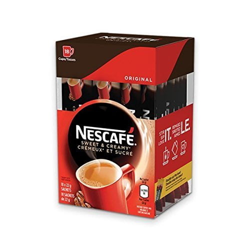 Nescafe Sweet & Creamy Original 18x22g - Walmart.com